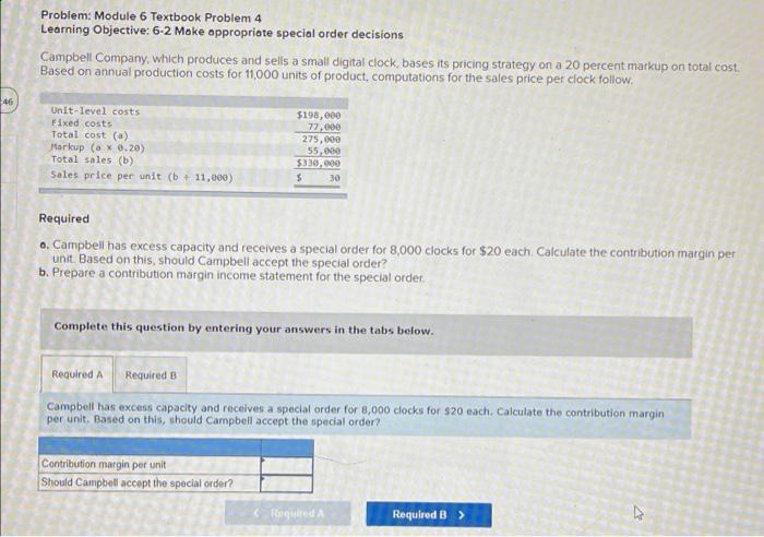 Solved Problem: Module 6 Textbook Problem 4 Learning | Chegg.com