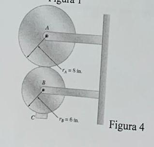 Solved Disks A and B weigh 30 and 12 lb, respectively, and a | Chegg.com