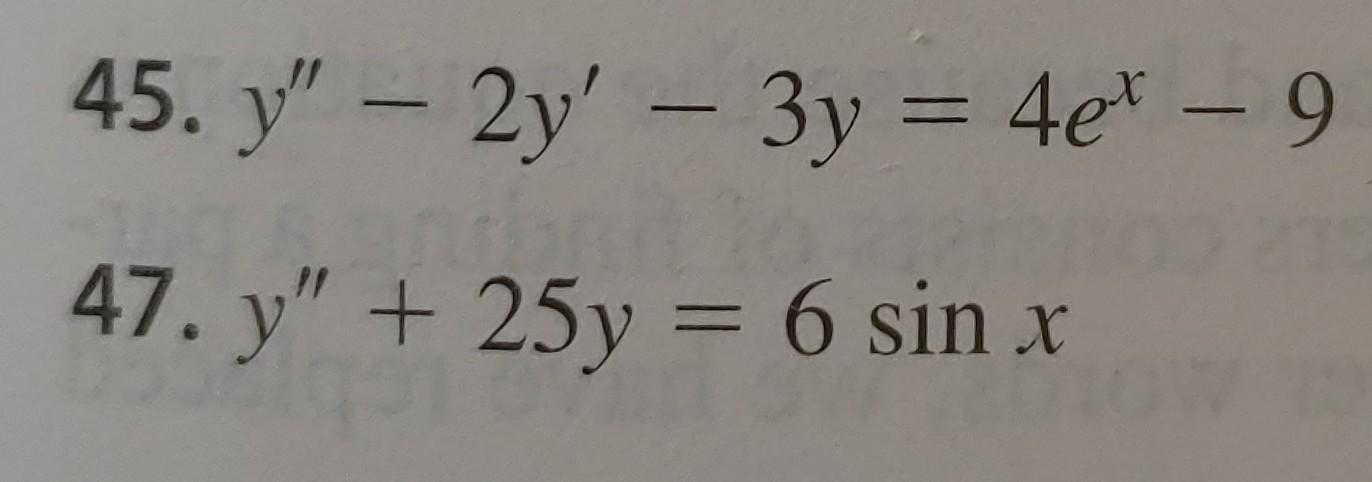 Solved In Problems 35-64 solve the given differential | Chegg.com