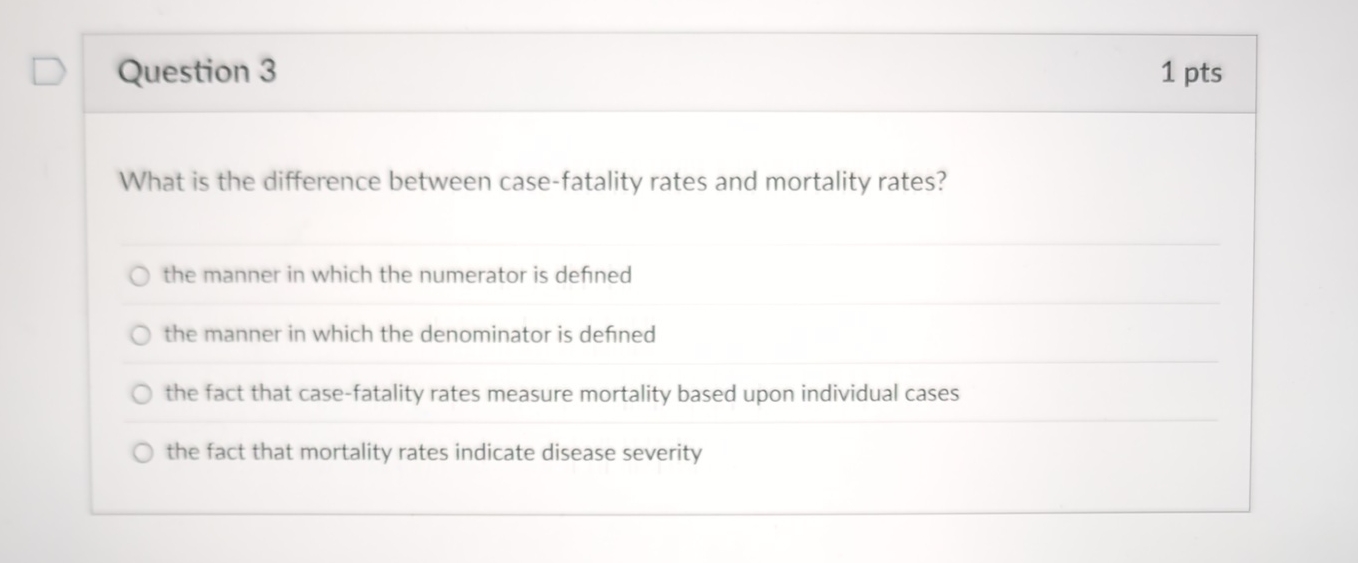 Solved Question 31 ﻿ptsWhat is the difference between | Chegg.com
