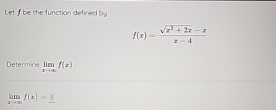 Solved Let f ﻿be the function defined | Chegg.com