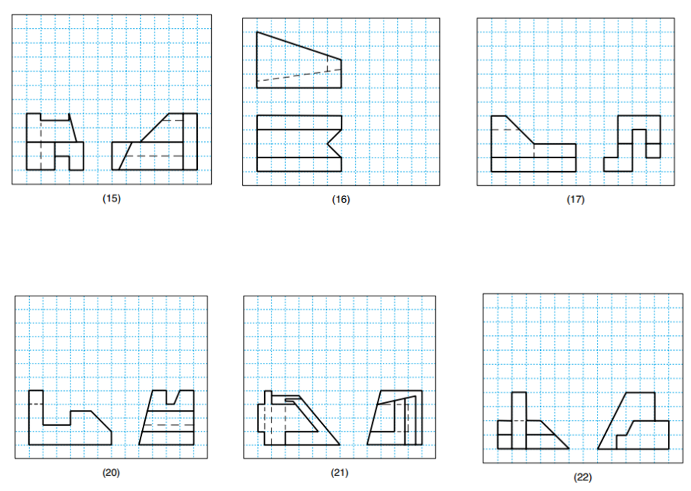 Solved draw the third view given the other 2 ﻿in the same | Chegg.com