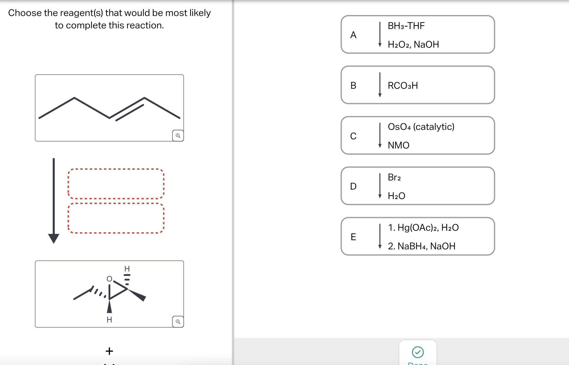 Solved by an EXPERT OsO4 (catalytic) | Chegg.com