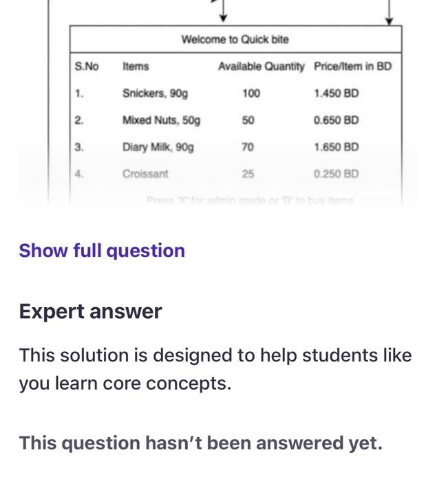 Solved Show full question Expert answer This solution is | Chegg.com