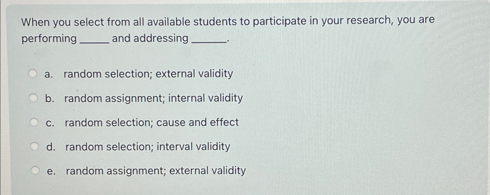 Solved When you select from all available students to | Chegg.com