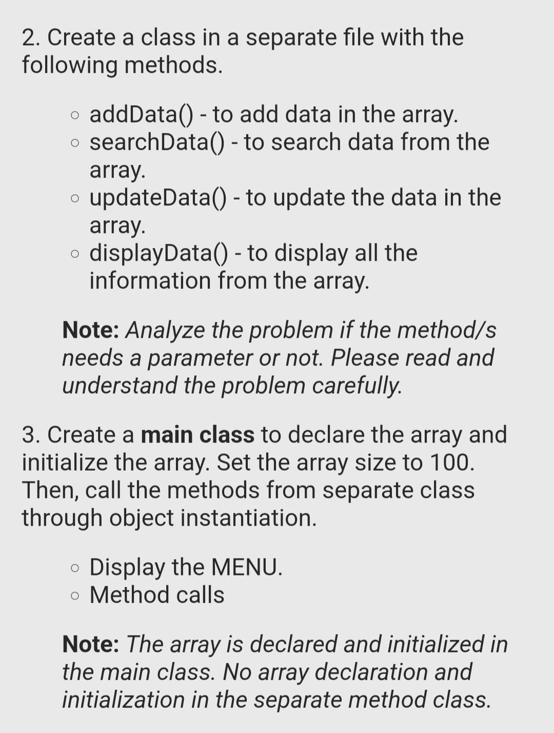 Solved 1 Create A Java Program That Stores The Personal 5069