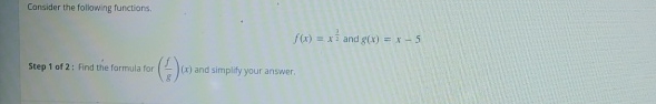 Solved Consider the following functions.f(x)=x32 ﻿and | Chegg.com