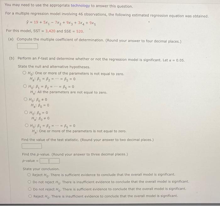 Solved You may need to use the appropriate technology to | Chegg.com