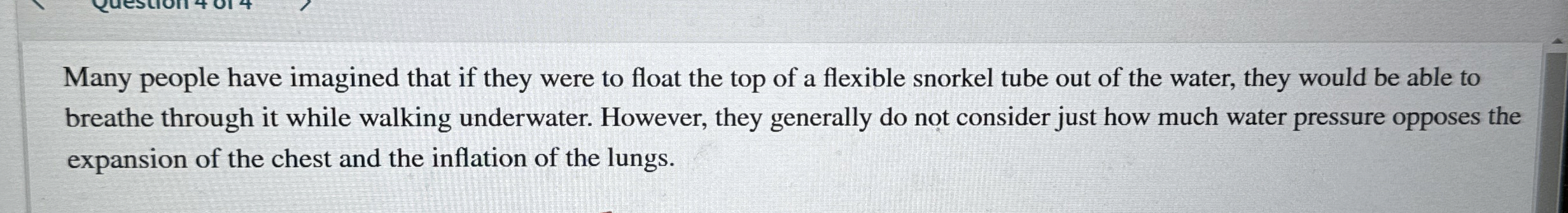 Solved Many people have imagined that if they were to float | Chegg.com