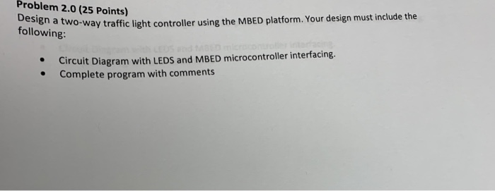 Problem 2.0 (25 Points) Design a two-way tra | Chegg.com