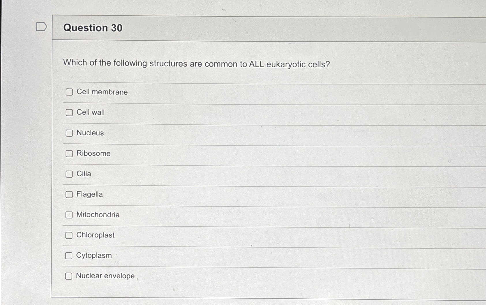 Solved Question 30Which of the following structures are | Chegg.com Solved Question 30Which of the following structures are | Chegg.com