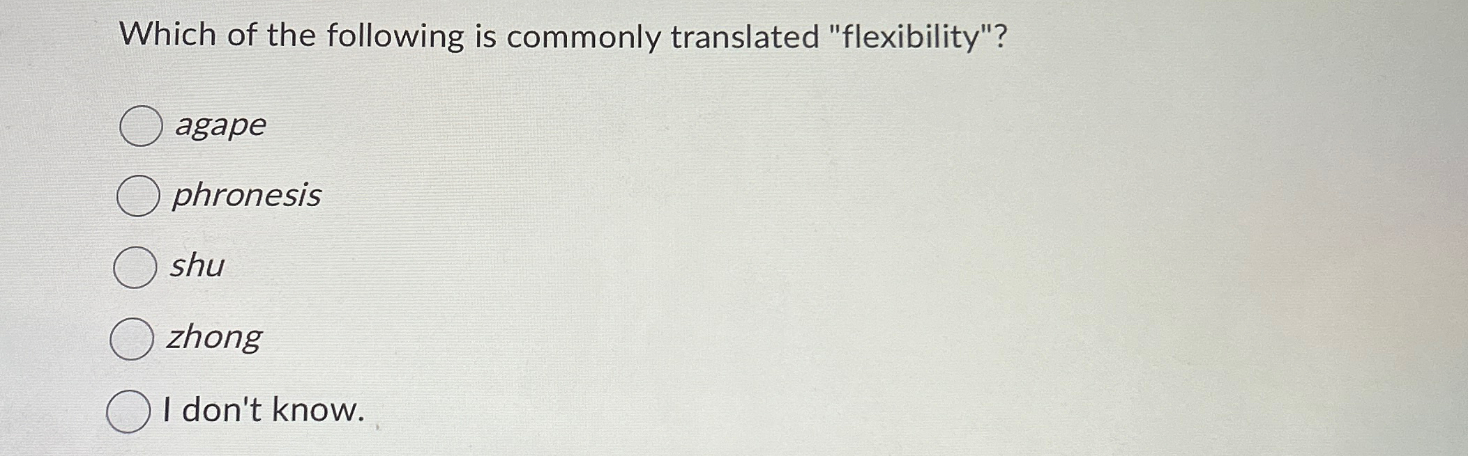Solved Which of the following is commonly translated | Chegg.com