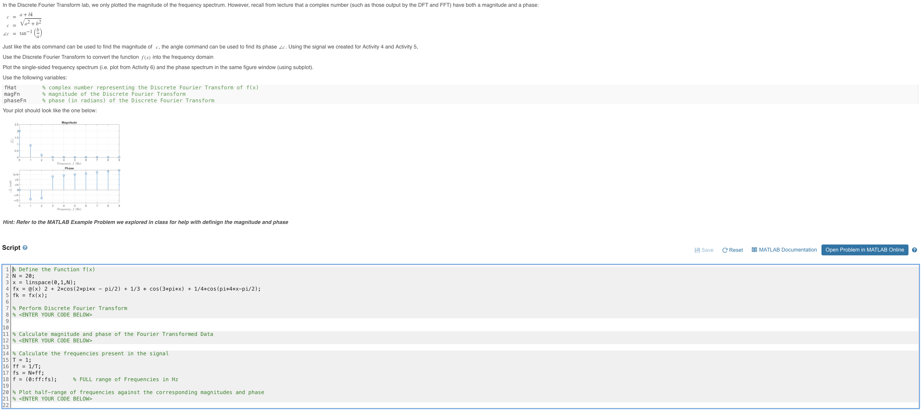 Solved c=a+bic=a2+b22??c=tan-1(ba)Just like the abs command | Chegg.com