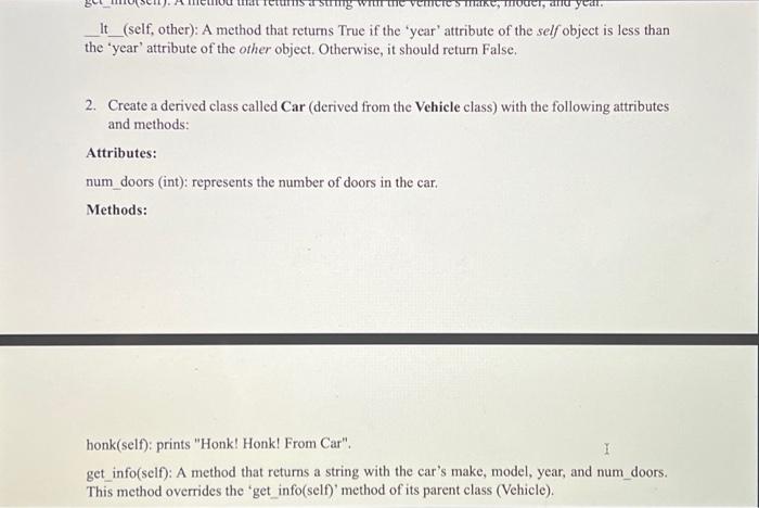 Solved 5. Create a derived class called PickupTruck (derived | Chegg.com