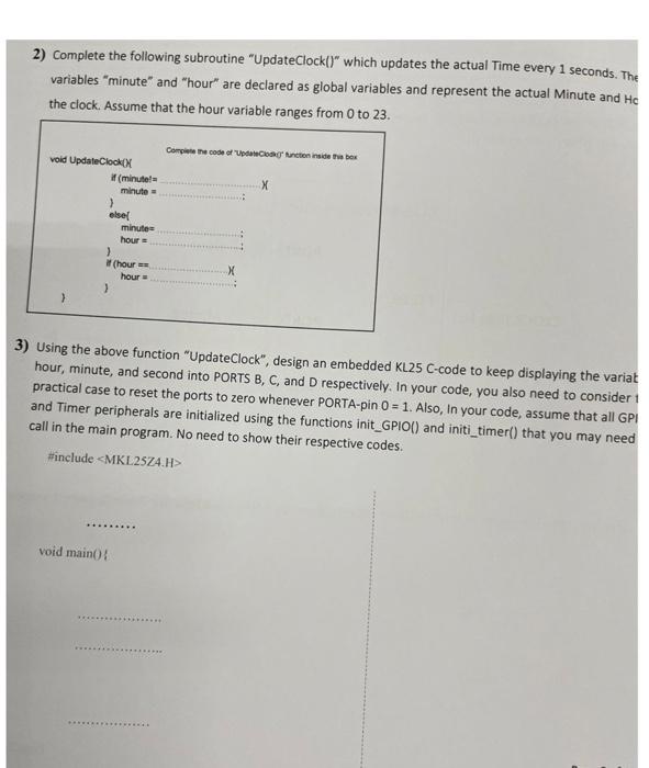 Solved [25 Marks] The purpose of this exercise is to keep | Chegg.com