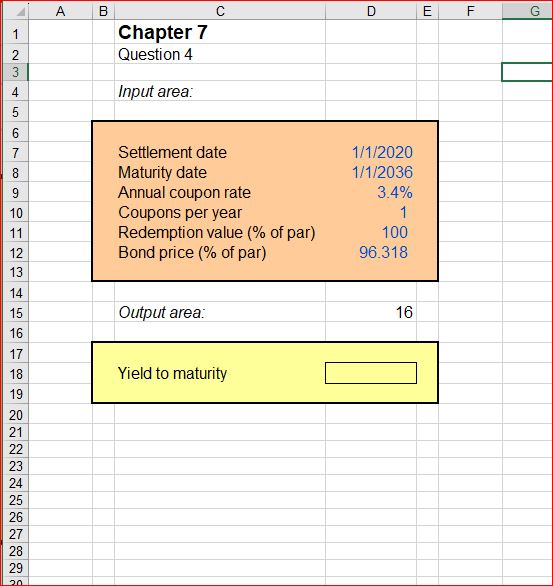 Solved What is the EXCEL FORUMULA I would utility to come up | Chegg.com