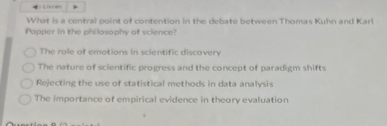 Solved What is a central point of contention in the debate | Chegg.com