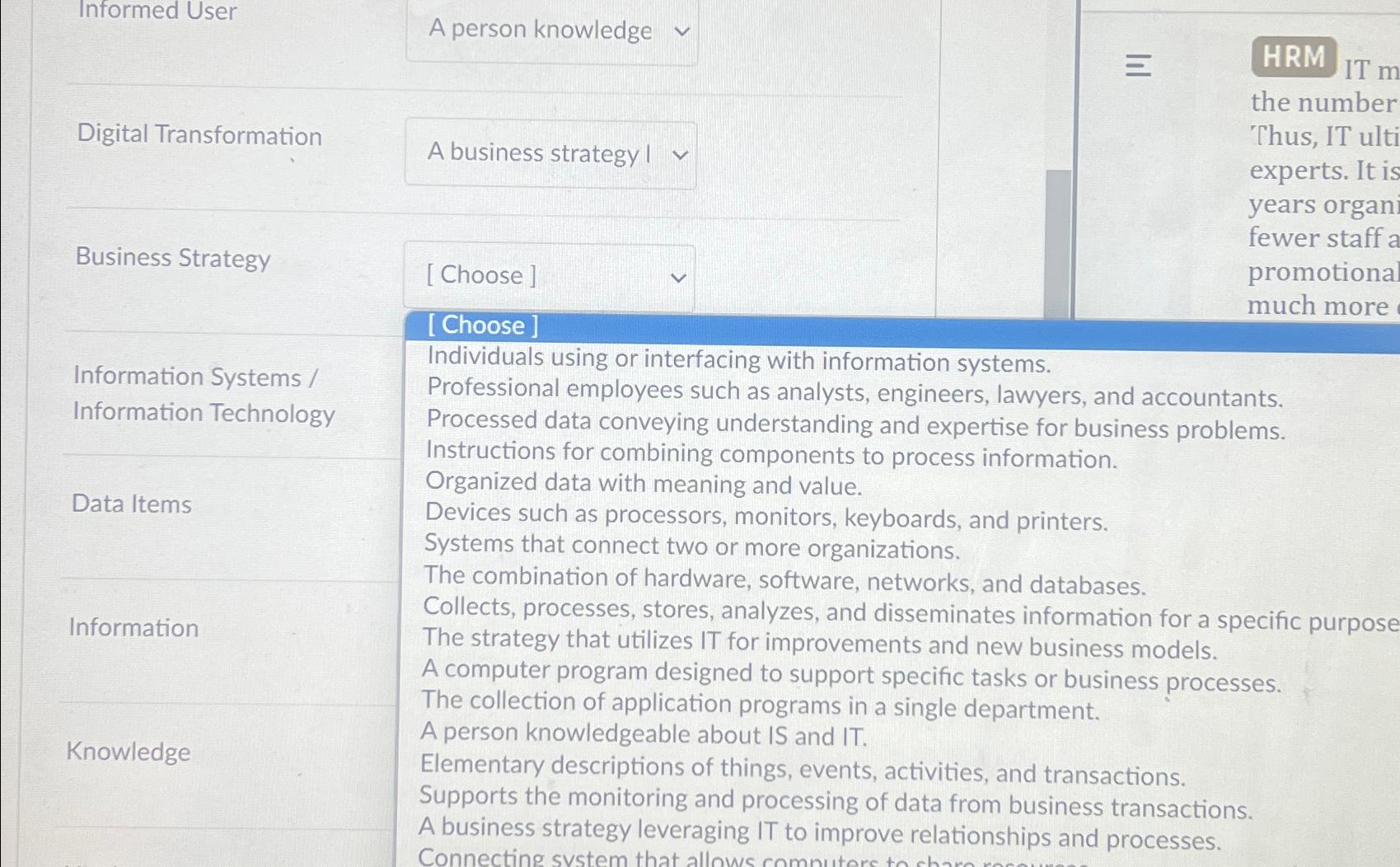 Solved Informed UserA person knowledgeDigital | Chegg.com