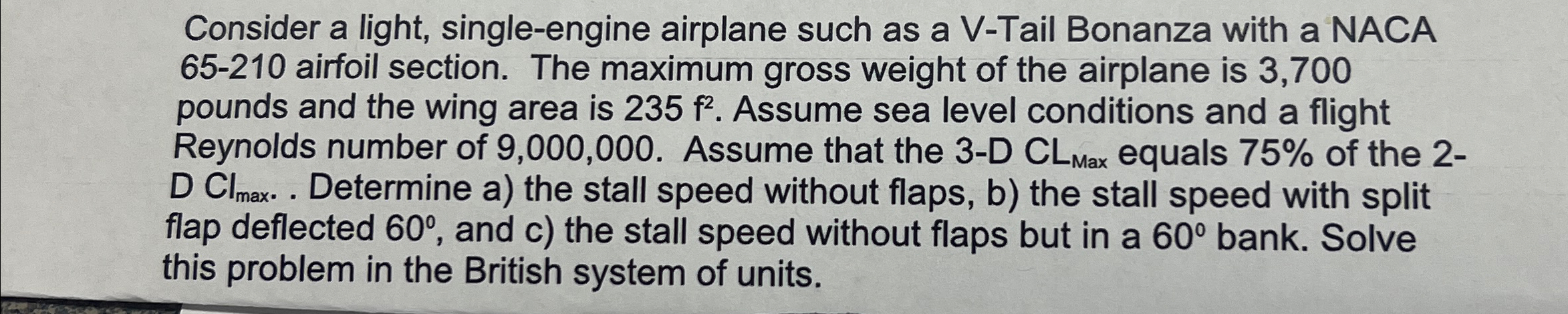 Solved Consider a light, single-engine airplane such as a | Chegg.com