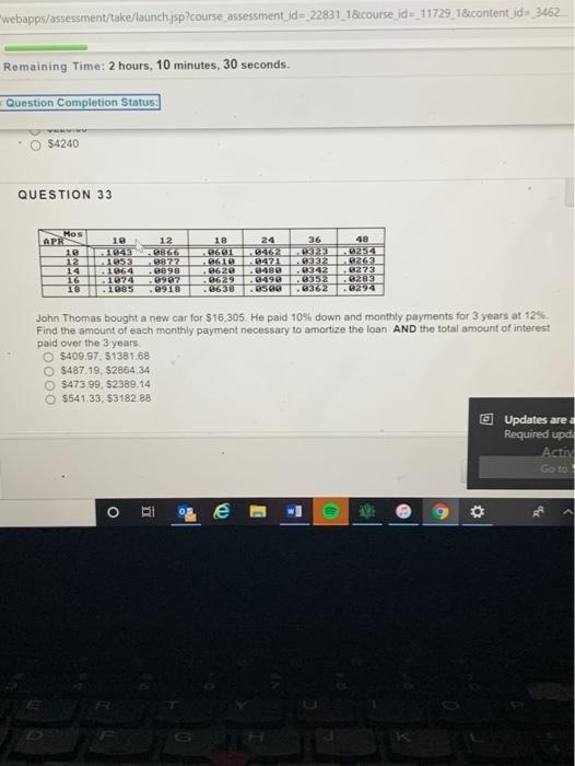 Solved webapps/assessment take/launch.jsp?course_assessment | Chegg.com