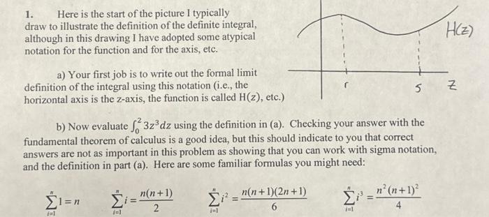 Solved a) Your first job is to write out the formal limit | Chegg.com