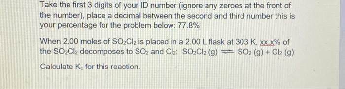 Solved Take the first 3 digits of your ID number (ignore any | Chegg.com