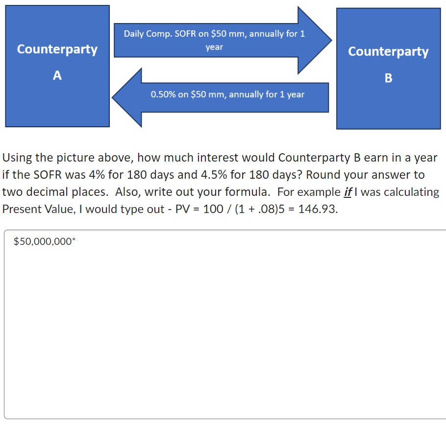 Solved Using the picture above, how much interest would | Chegg.com