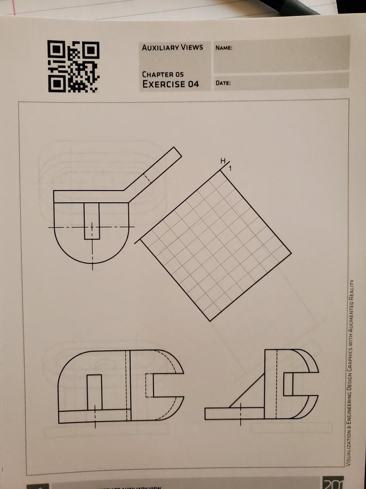 Solved AUXILIARY VIEWS NAME: CHAPTER OS EXERCISE 04 DATE: 15 | Chegg.com