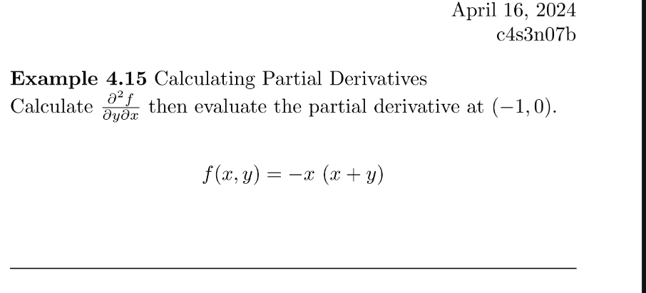 Solved April 16, 2024c4s3n07bExample 4.15 ﻿Calculating | Chegg.com