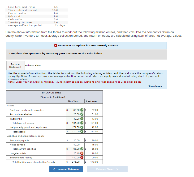 Solved Please complete the wrong answers | Chegg.com