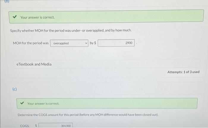 Solved The following T-accounts provide selected data about | Chegg.com