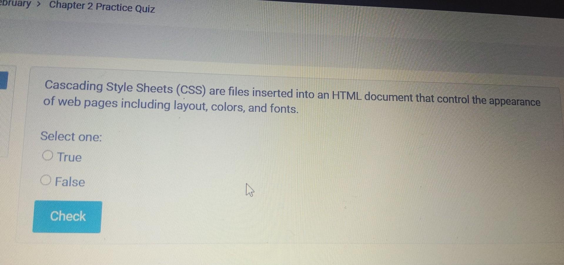 Solved Cascading Style Sheets Css Are Files Inserted Into