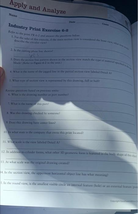 Solved Apply and Analyze Name Date Industry Print Exercise | Chegg.com