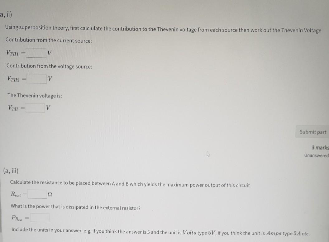 Solved Unless otherwise stated, give answers to 2dp (a, i) | Chegg.com
