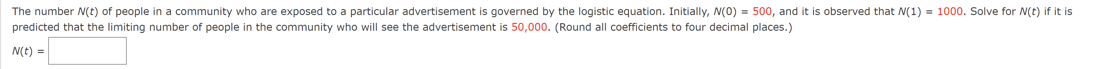 Solved predicted that the limiting number of people in the | Chegg.com
