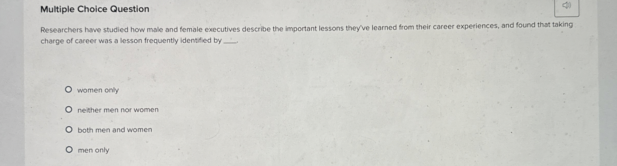 Solved Multiple Choice QuestionResearchers have studied how | Chegg.com