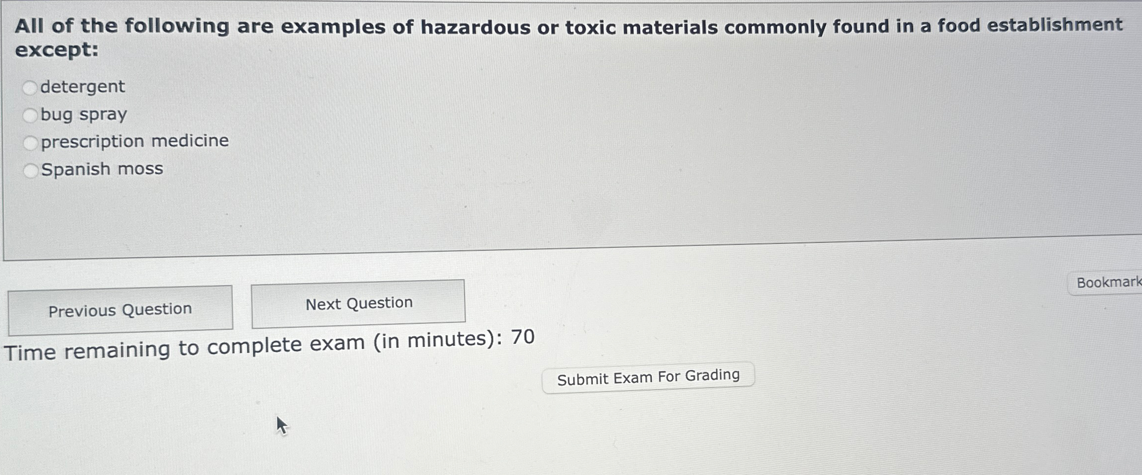 Solved All of the following are examples of hazardous or | Chegg.com