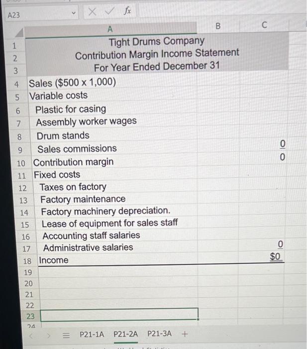 Solved Contribution Margin Income Statement And Contribution