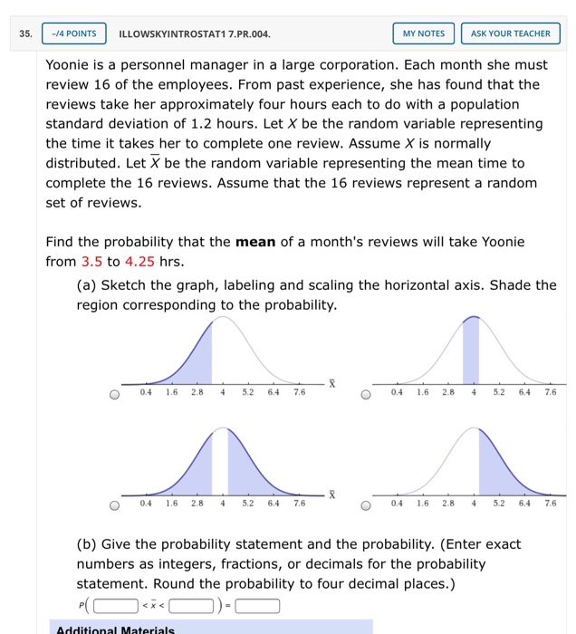 Solved 33. | -12 POINTS ILLOWSKYINTROSTAT1 6.HW.084. MY | Chegg.com Solved 33. | -12 POINTS ILLOWSKYINTROSTAT1 6.HW.084. MY | Chegg.com