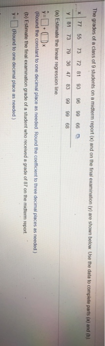 Solved The grades of a class of 9 students on a midterm | Chegg.com