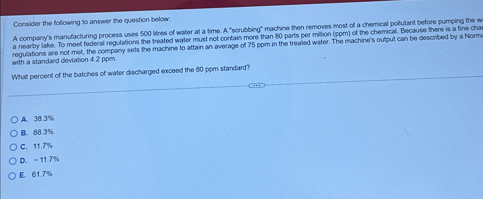 Solved Consider the following to answer the question below:A | Chegg.com