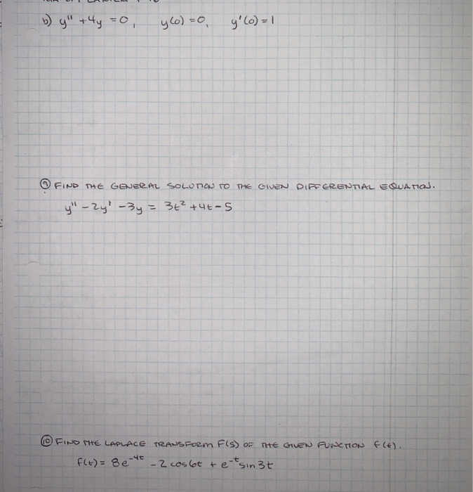 Solved Find the sa Orow to THE GIVEN INITIAL VALUE PROBLEM | Chegg.com