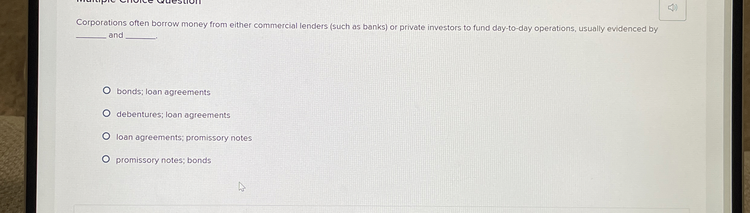 Solved Corporations often borrow money from either | Chegg.com