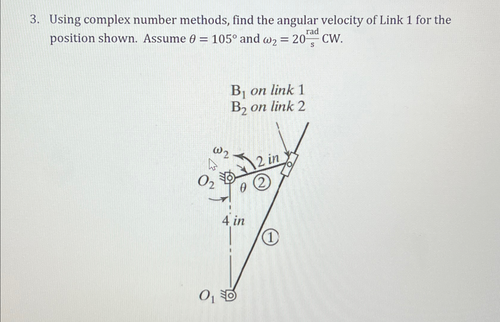 Using complex number methods, find the angular | Chegg.com