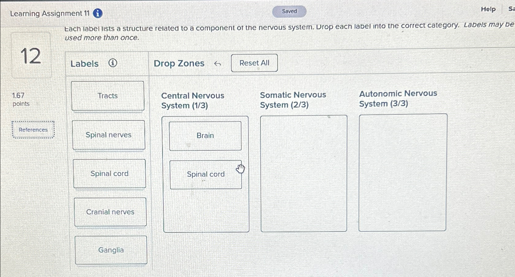 Solved Learning Assignment 11Helptach label lists a | Chegg.com
