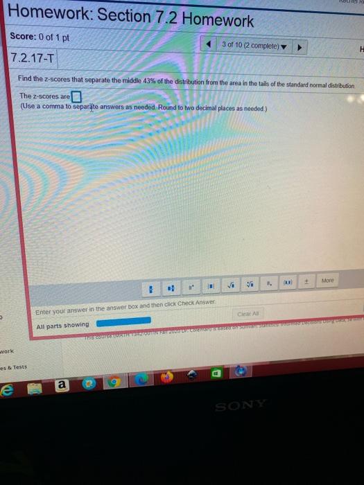 Solved Homework Section 7 2 Homework Score 0 Of 1 Pt 3 Of