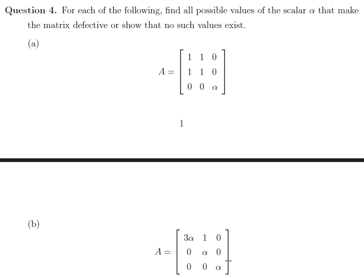 Solved Let A be a 4 4 ﻿matrix and let be an eigenvalue of | Chegg.com