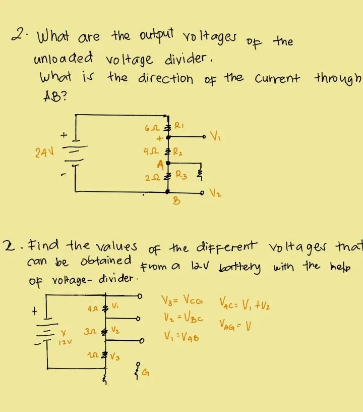 Solved 2. What are the output voltages OF the unloaded | Chegg.com