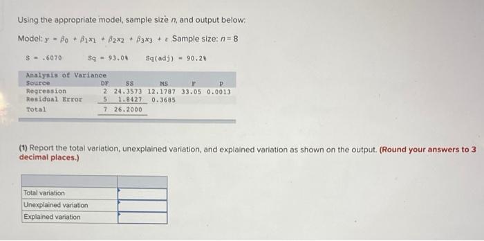 Solved Using the appropriate model, sample size n, and | Chegg.com Solved Using the appropriate model, sample size n, and | Chegg.com