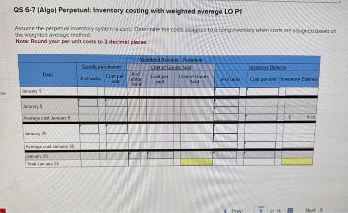 Solved Required: Assume the perpetual inventory system is | Chegg.com
